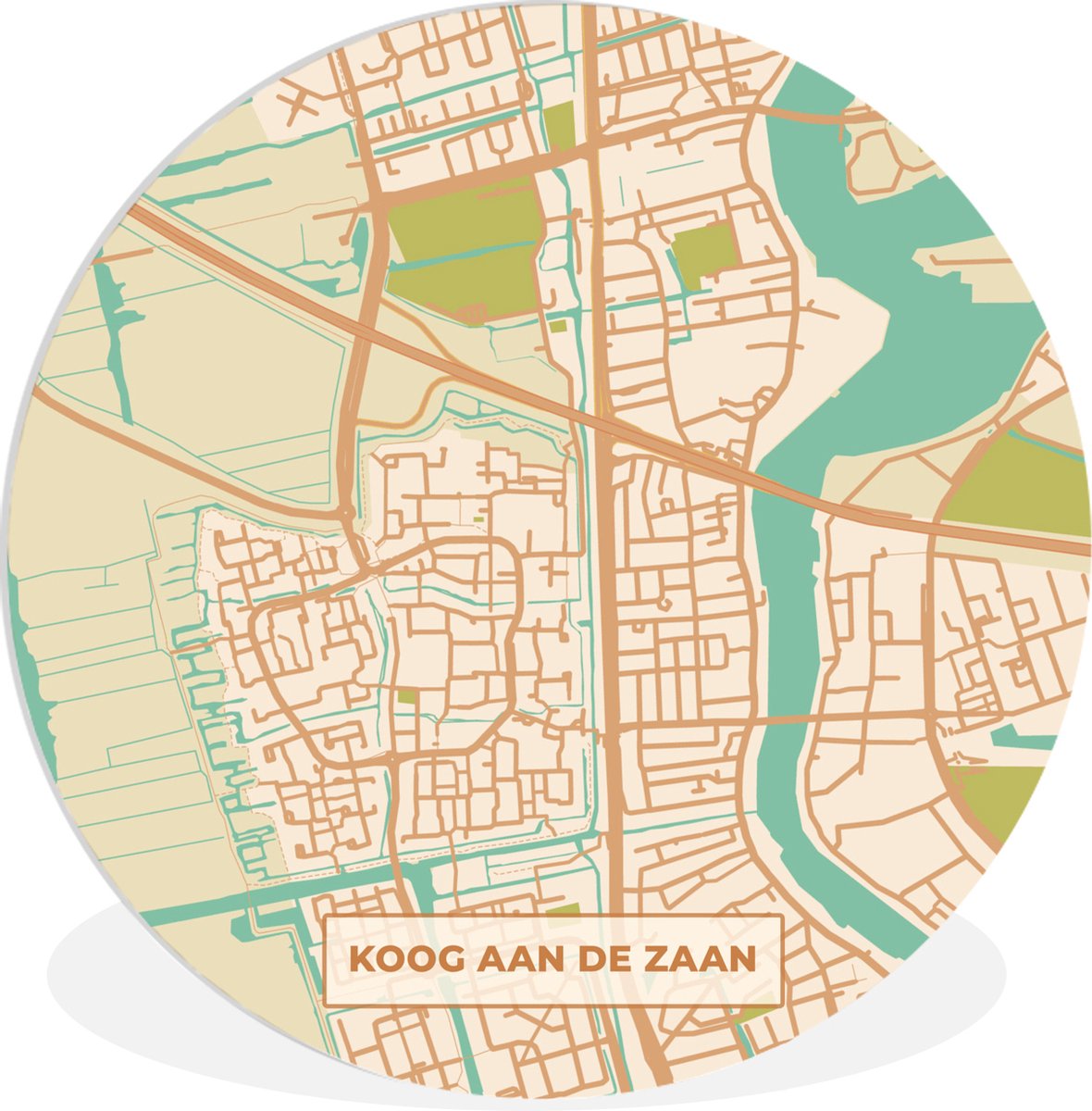 Wall Circle - Wall Circle Indoor - Map - Map - Koog aan de Zaan ...