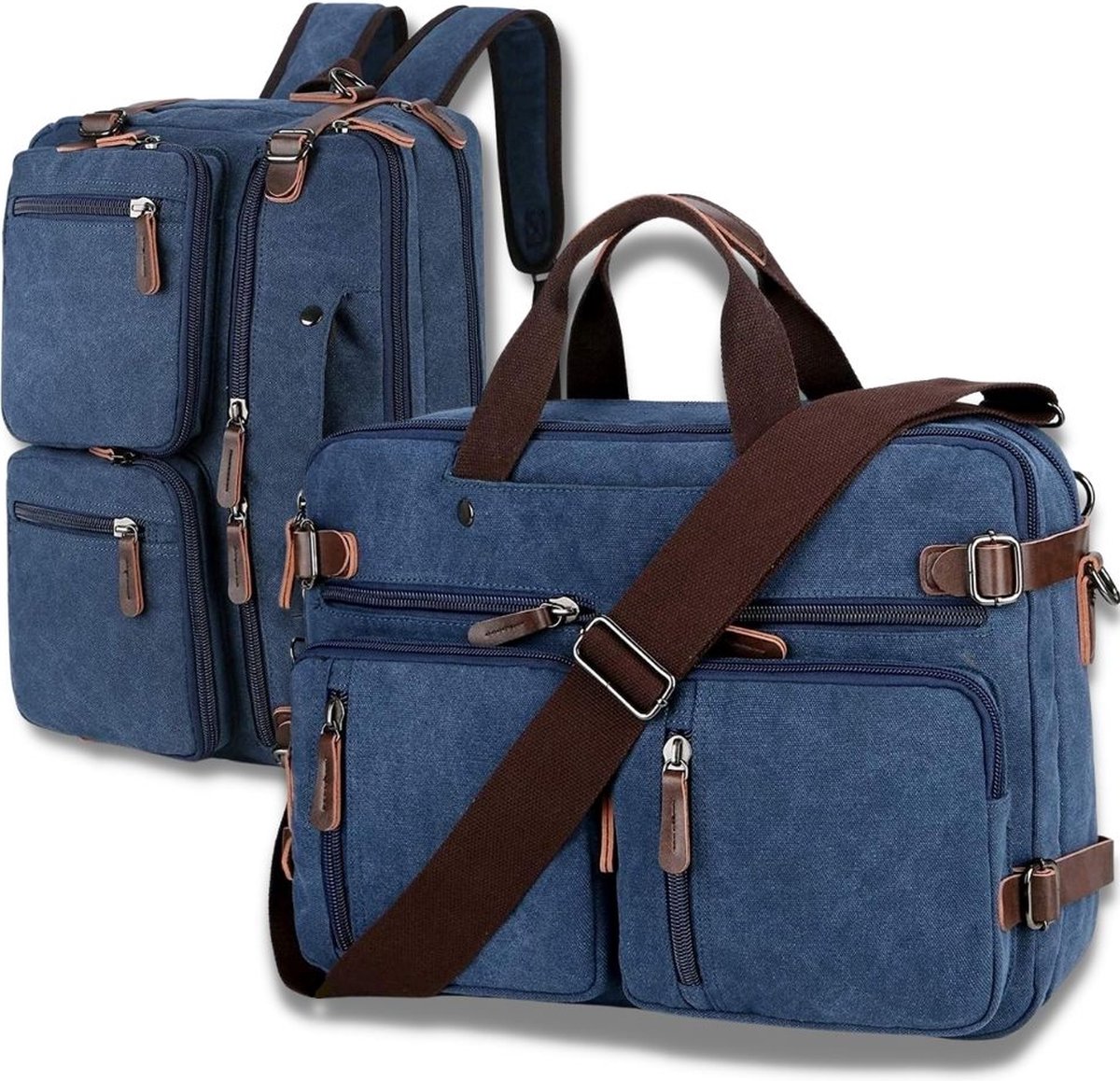 Jeusin® Multifunctionele comfortabele laptoptas 3-in-1 Rugtas ...