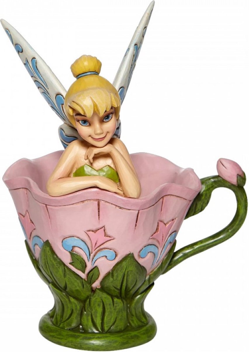 Disney Traditions - Tinkerbell Sitting in a Flower '16x10x11.5cm' | bol.com