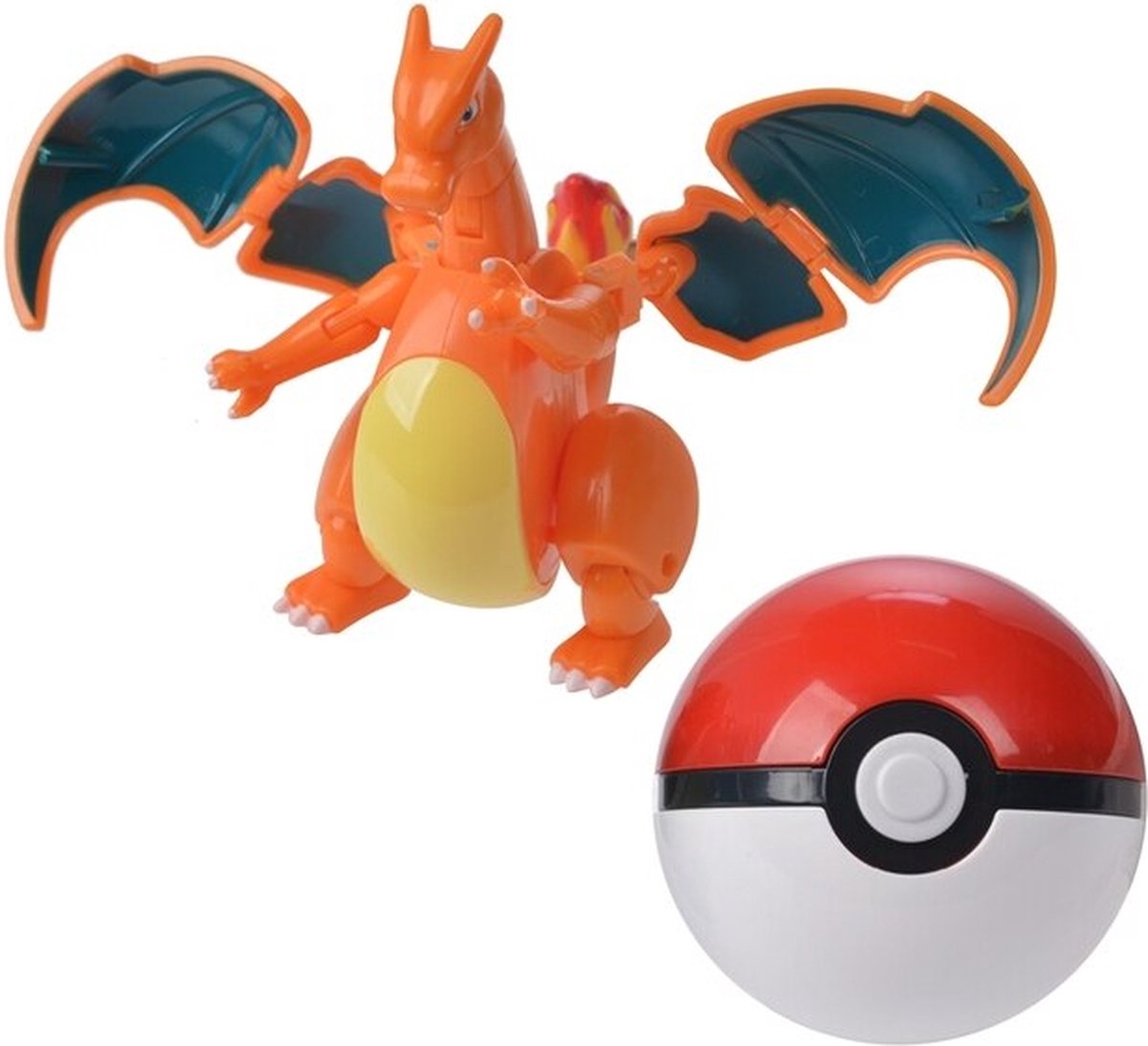 Pokémon Charizard - Pokémon Bal - Pokémon speelgoed - Speelfigurenset ...