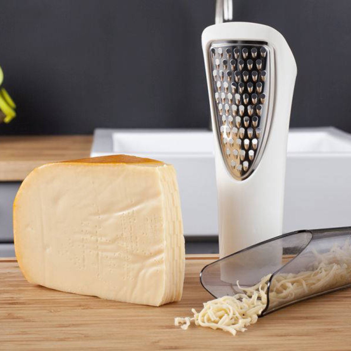 Vacuvin® Kaasrasp | Kaasrasp | Kaasrasp met Opvangbak | Rasp | Kaas ...