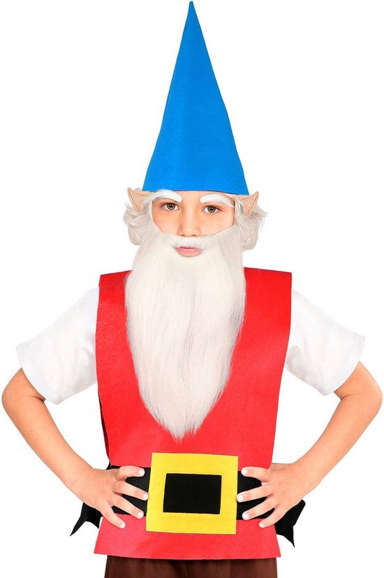 Widmann - Dwerg & Kabouter Kostuum - Grote Puntmuts Kabouter Set Kind ...