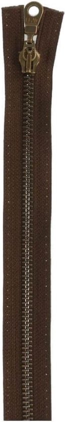 Opti Rits - Deelbaar - Bruin met Antiek Kopertandjes - 80 cm | bol.com