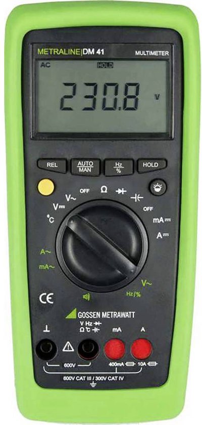 Gossen Metrawatt Metraline DM41 Multimeter - CAT III 600V ...