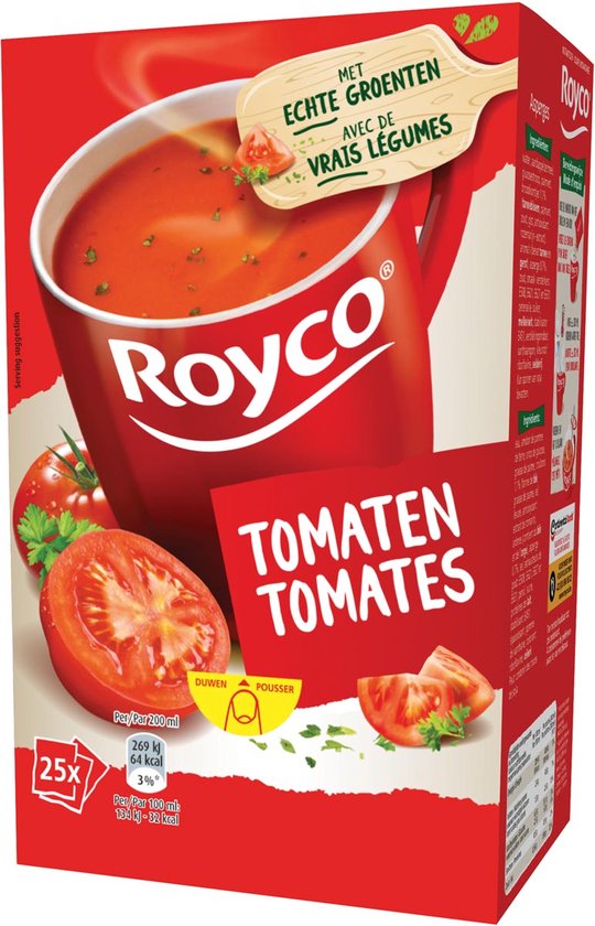 Minute soup Royco Tomaat 200ml/25 | bol