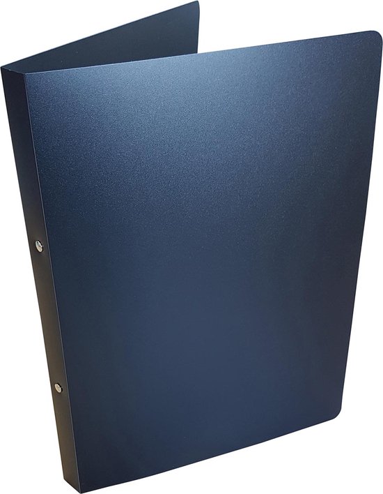 Alpha ringmap, voor ft A4, uit PP, 2 ringen van 16 mm, zwart 25 stuks | bol