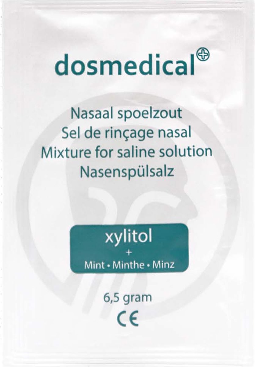 Dos Medical nasaal spoelzout met xylitol - 100 sachets - zoutoplossing ...