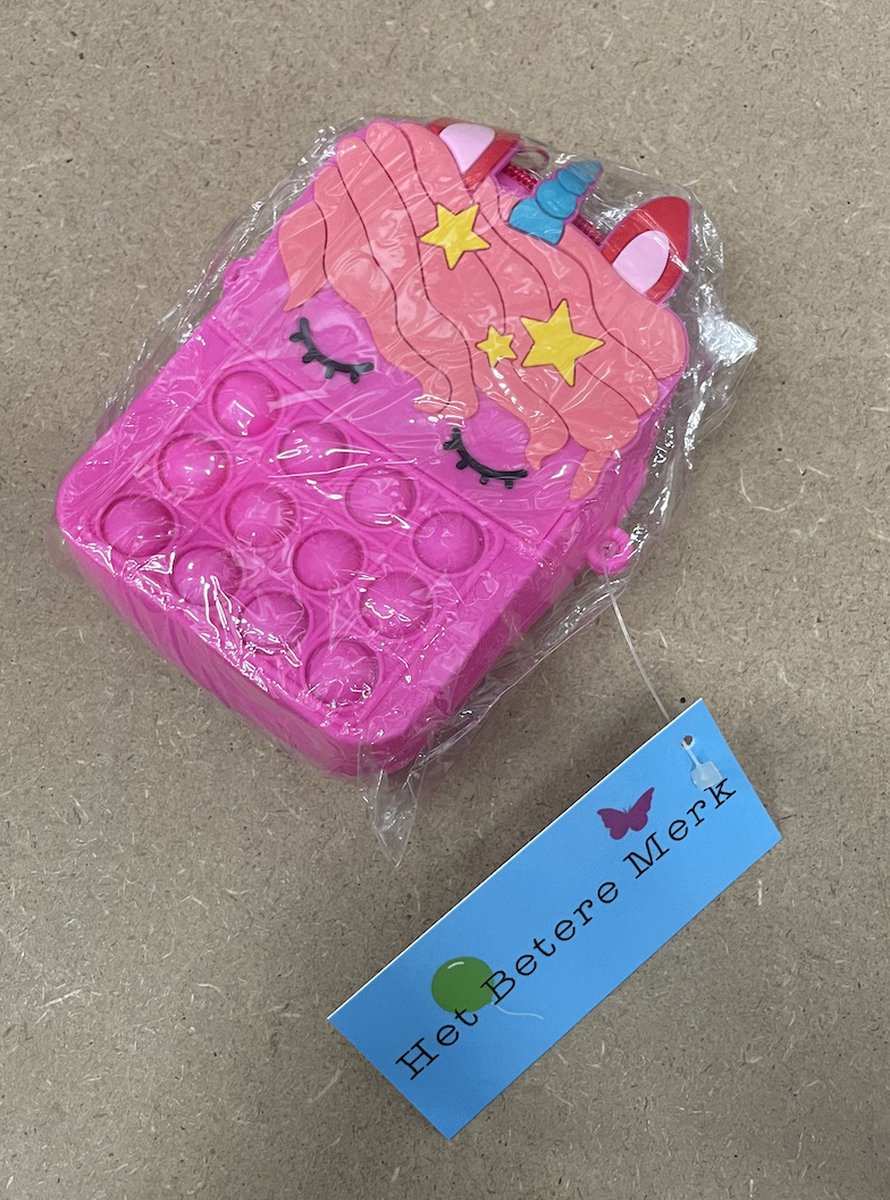 3-Pack - Fidget Toys - Pop It - fidget - unicorn speelgoed - pop it tas ...