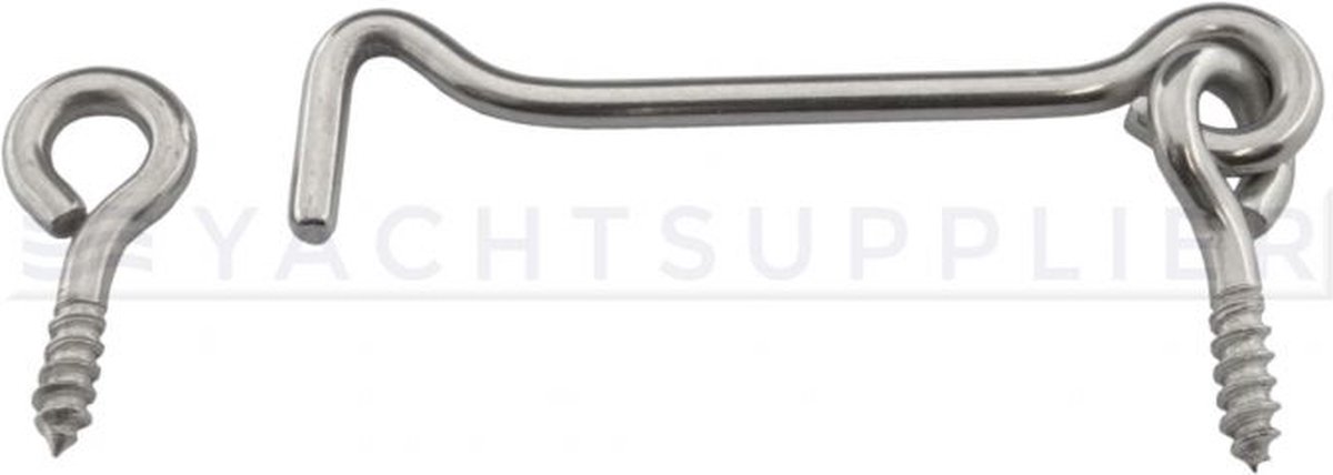 Windhaak - 110 mm - RVS 316 - Cabine haak - Kajuithaak | bol.com