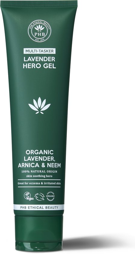 Phb Ethical Beauty Body & Hair Lavender Hero Gel Geirriteerde Huid ...