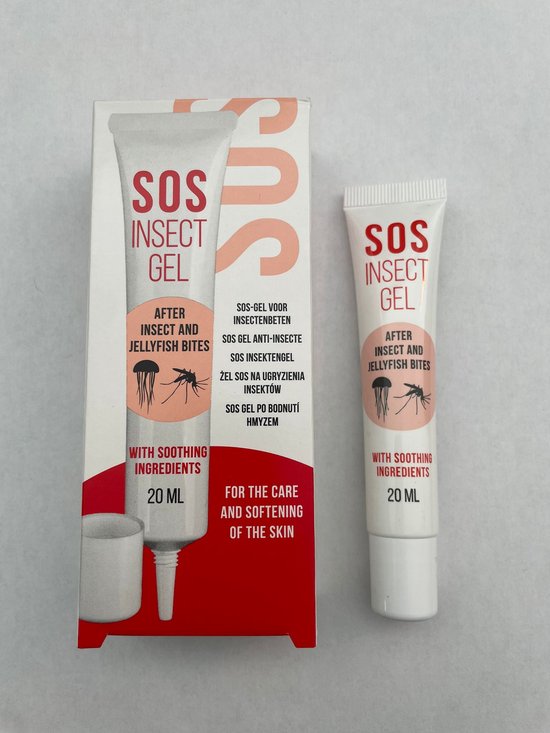 SOS Insecten gel na beten van insecten en kwallen - insectenbeet ...