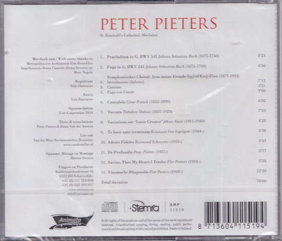 Organ Works - Peter Pieters bespeelt het orgel van de St. Rumbold's ...