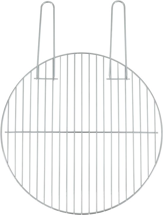 BBQ Rooster Ø44 cm - Barbecue rooster - Verchroomd - Met handvaten ...
