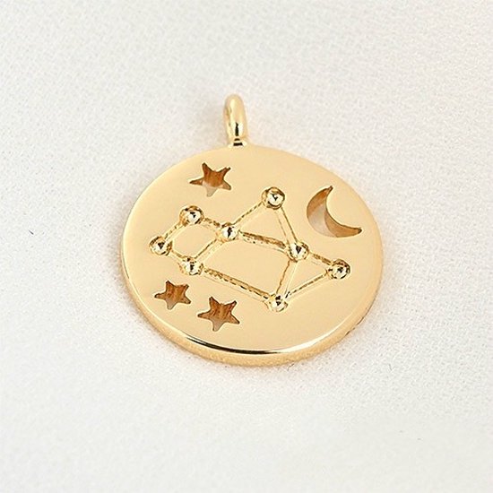 Sterrenbeeld 14k Vergulde hanger - Constellation 14k Gold Plated ...