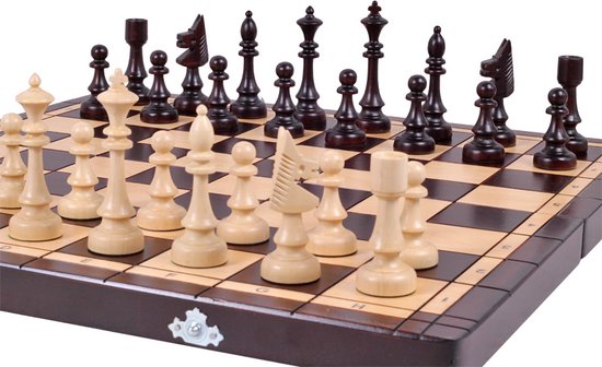Chess the Game - Houten schaakbord incl. schaakstukken. Bestseller ...