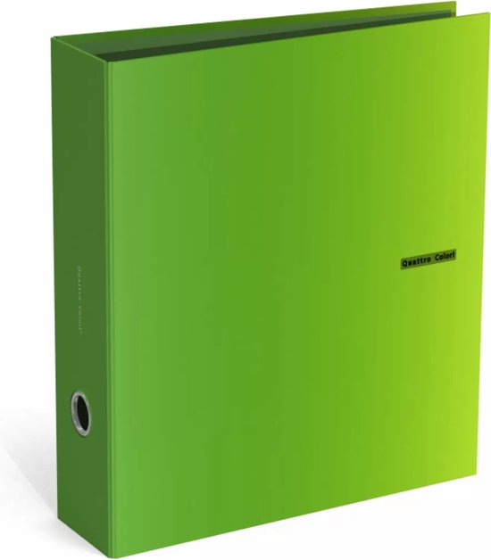 Quattro Colori A4 ringmap 8 cm breed - groen | bol