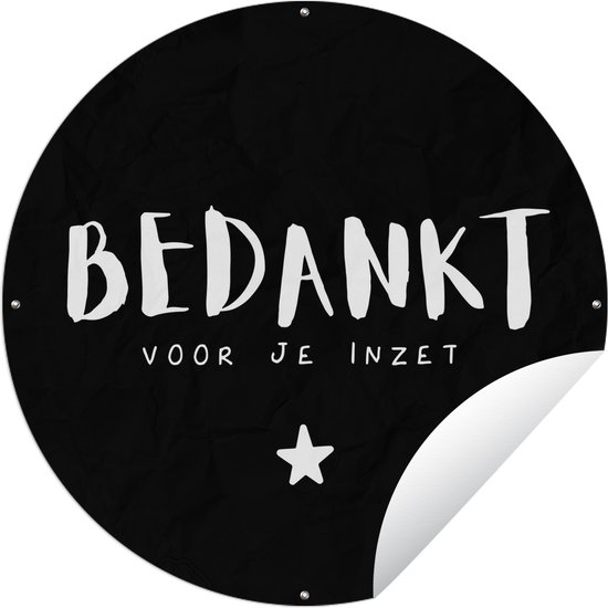 Tuincirkel Spreuken - Bedankt voor je inzet - Quotes - Collega - 90x90 ...