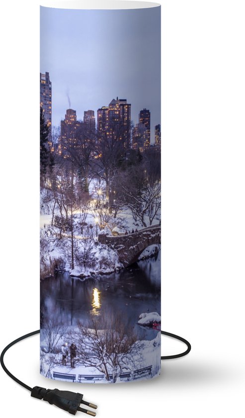 Lampe New York - Central Park en lampe d'hiver - 70 cm de haut - Ø22 cm ...