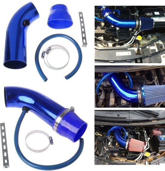 Open Luchtfilter met Inlaatpijp Set Rood - Sport Filter met Cold air ...