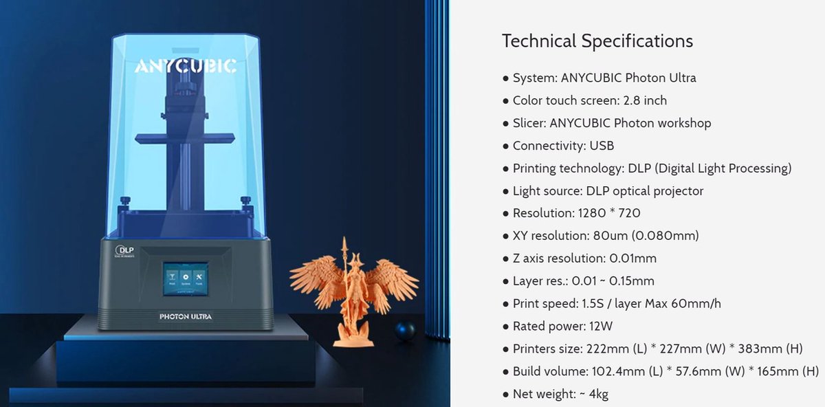 Anycubic - Photon - Ultra | bol.com