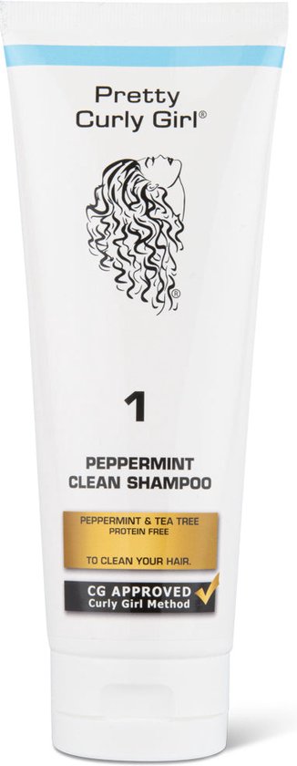 Pretty Curly Girl Peppermint Clean Shampoo (250ml) | bol