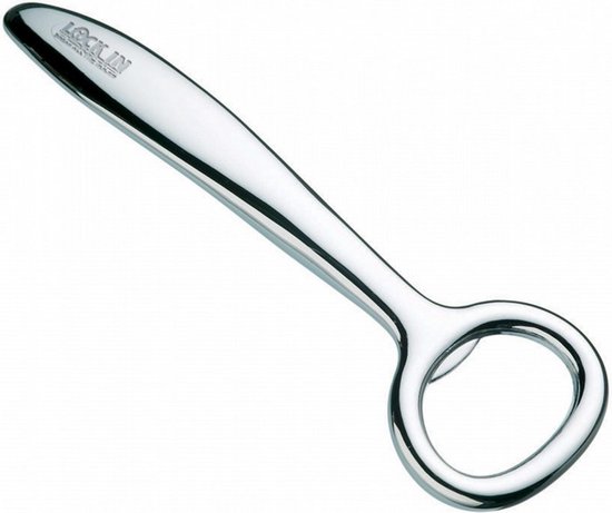 flesopener Deluxe 16 x 5 x 2,5 cm staal zilver | bol.com