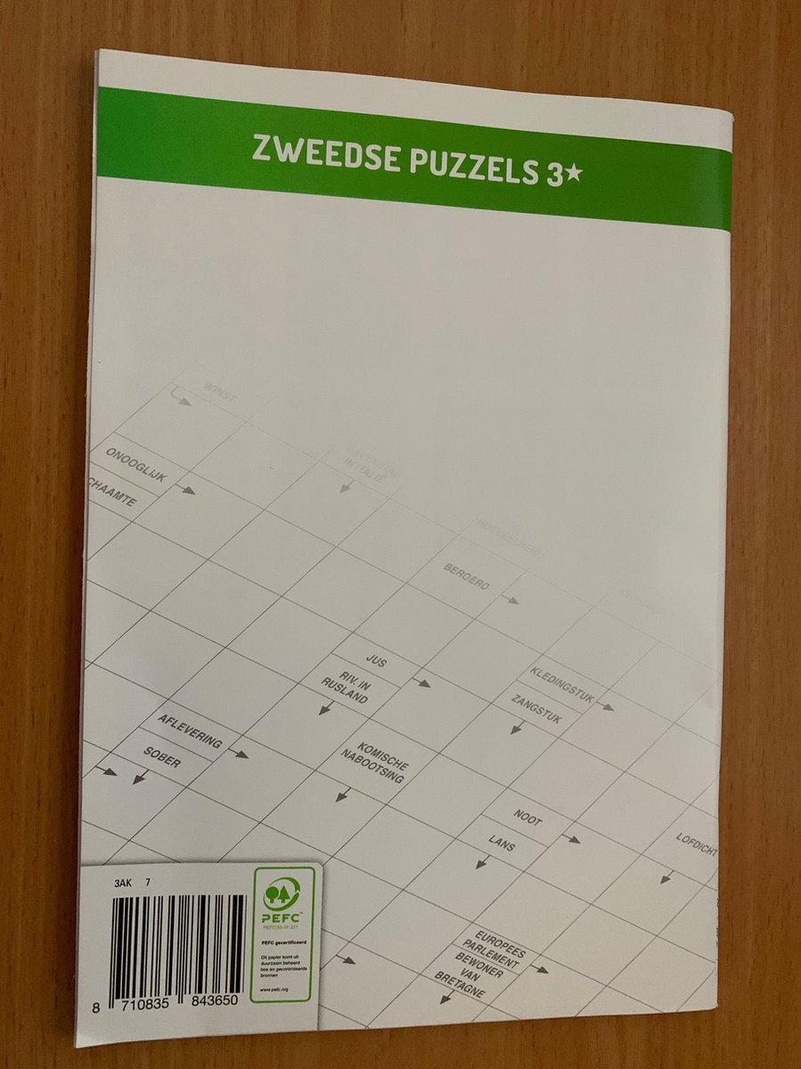 Denksport Zweeds puzzelboek 3 sterren - 96 Zweedse puzzels 3* - mand ...