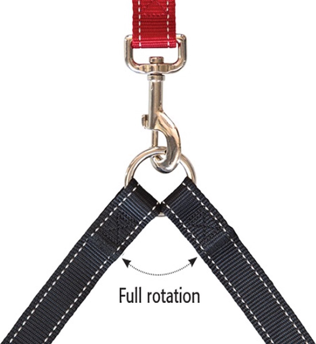 Rogz For Dogs Snake Hondenriem Splitter - 16 mm x 23 cm - Blauw | bol.com