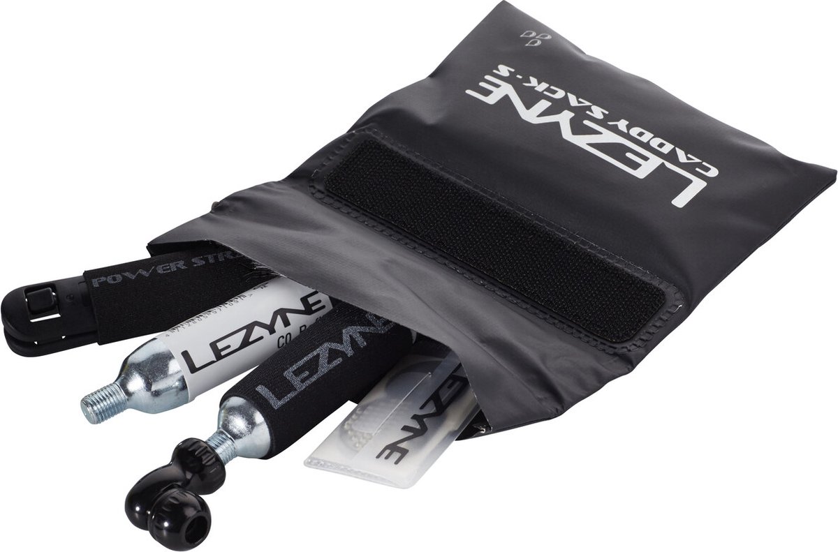 Lezyne Caddy Kit - Bandenreparatieset inclusief CO2 pomp - Twee 16 gram ...