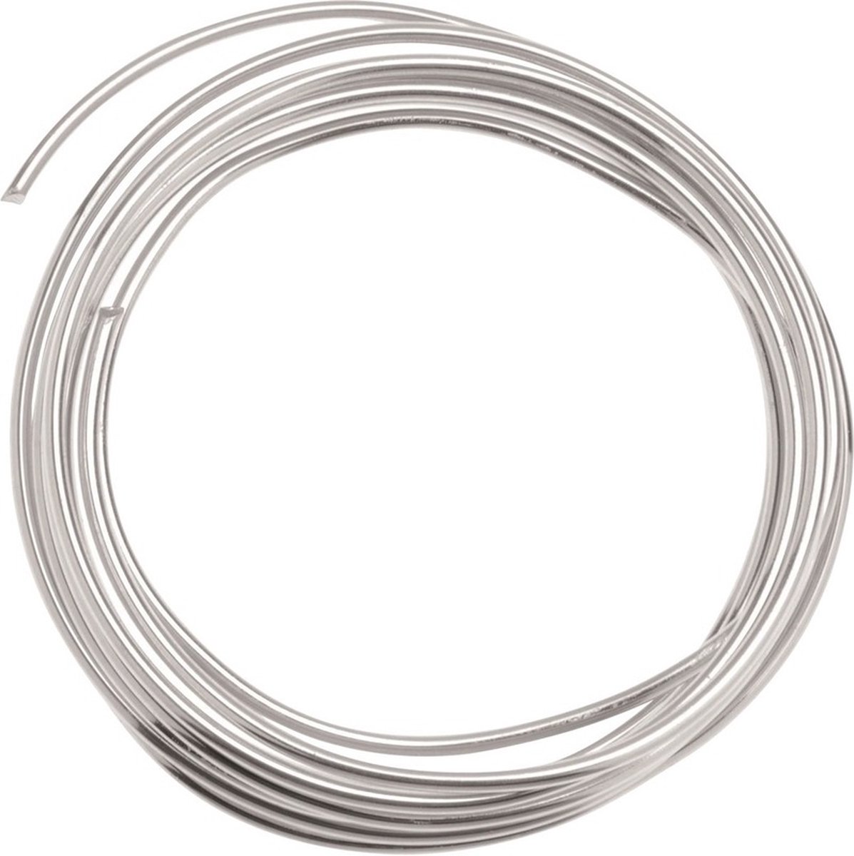 2x rollen hobby en knutselen aluminium ijzerdraad van 2 mm x 200 cm ...