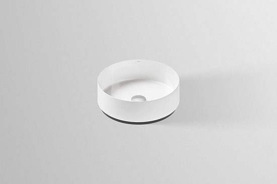 Alape Vasque à poser AB.KE400 sans plage robinet/trop-plein blanc ...