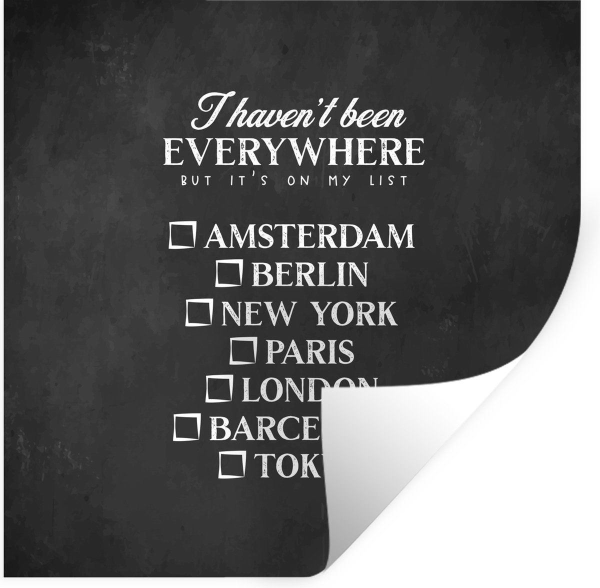 Muurstickers - Sticker Folie - Spreuken - Quotes - I haven't been ...
