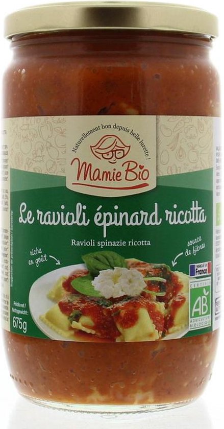 Mamie Bio Ravioli met spinazie ricotta bio | bol