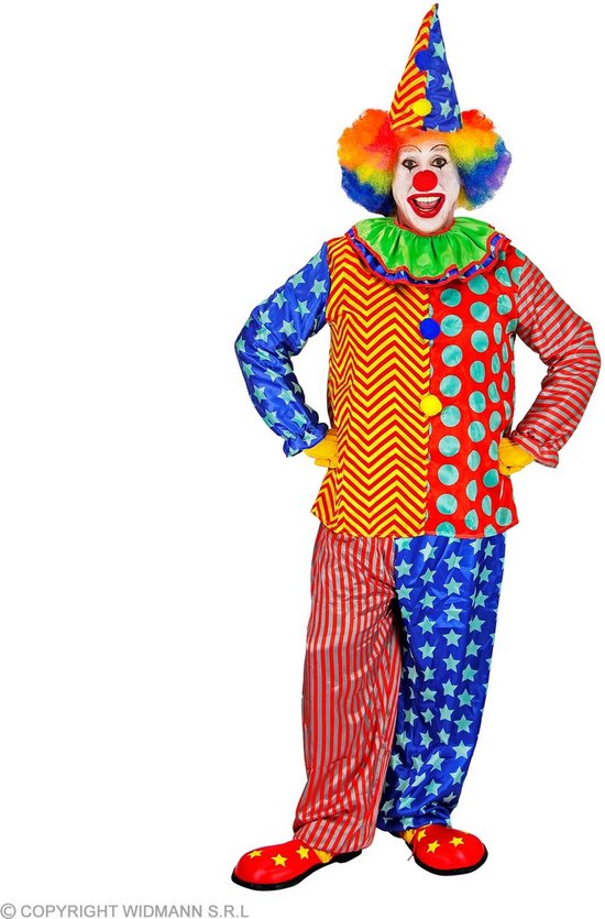 Clown & Nar Kostuum | Hilarische Knotsgekke Clown Kostuum | Small ...
