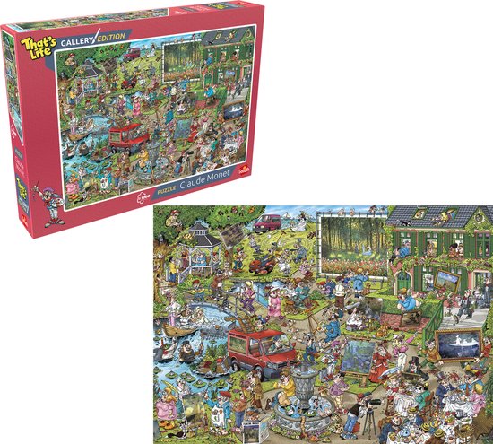 That's Life Gallery Edition: Claude Monet - 1000 Puzzelstukjes ...