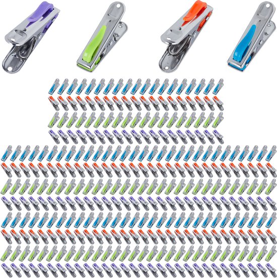 320x wasknijper rvs - set - handdoeken knijpers - voor strandlakens ...