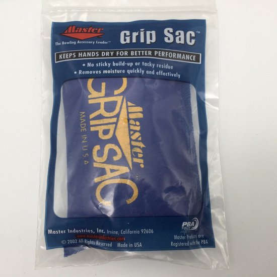 Bowling Bowling Grip Sac Master 'Grip -V- Sac ' print, stof, blauw ...