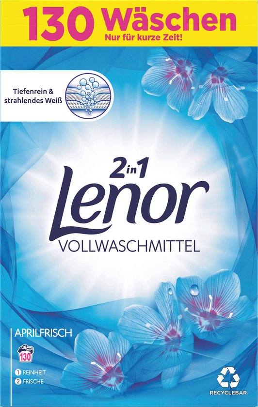 Lenor Lessive en poudre April Fresh, 130 Wl | bol.com