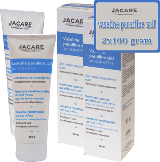 Duo-pak: Jacare Vaseline paraffine zalf -110230mPa.s - 2x 100 gram | bol