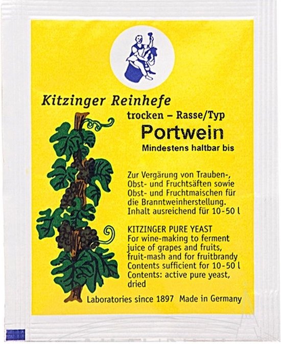 Korrelgist Kitzinger Portwijn voor 50 l - wijngist - droge wijngist ...