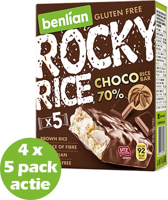 Rocky Rice Choco 70% - Multipack - Verantwoord tussendoortje ...