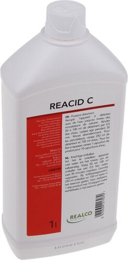 REALCO - REACID 1 1L ONTKALKER PROFESSIONEEL UNIVERSEEL - REACID | bol