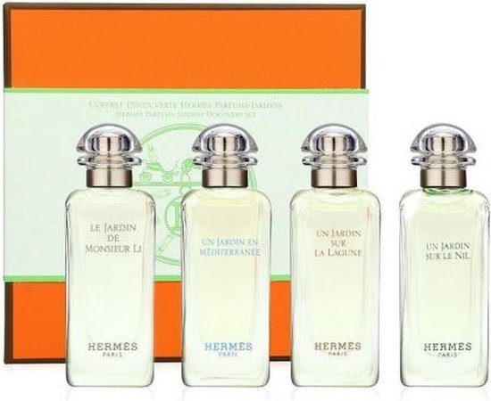 Hermes 4 Pcs Jardins Discovery Set Sur La Lagune 025 Eau De Toilette Monsieur Li