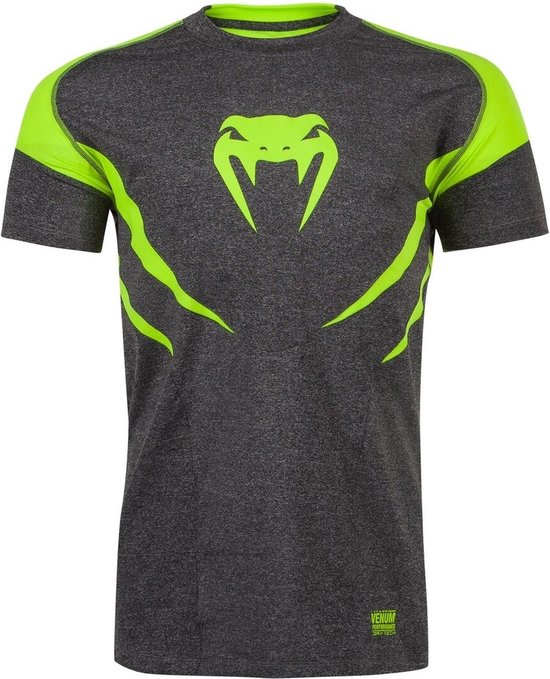 Venum Predator Dry Tech T-shirt Grijs Geel maat XL | bol