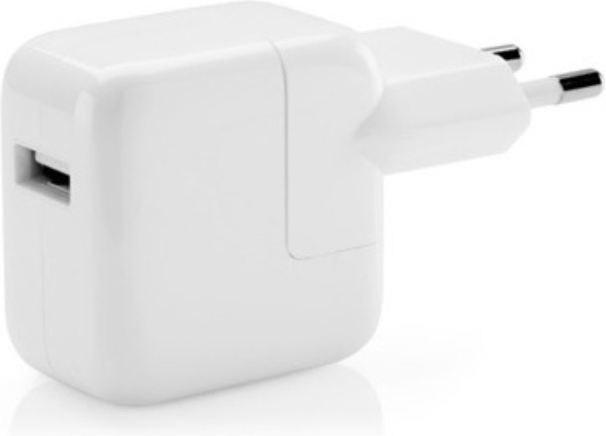 12W iPad Oplader - 2.4A Oplaadstekker Adapter Blok voor alle Apple iPad ...