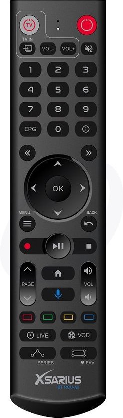 Xsarius afstandsbediening Advanced IR & Bluetooth Voice RCU-A2 | bol