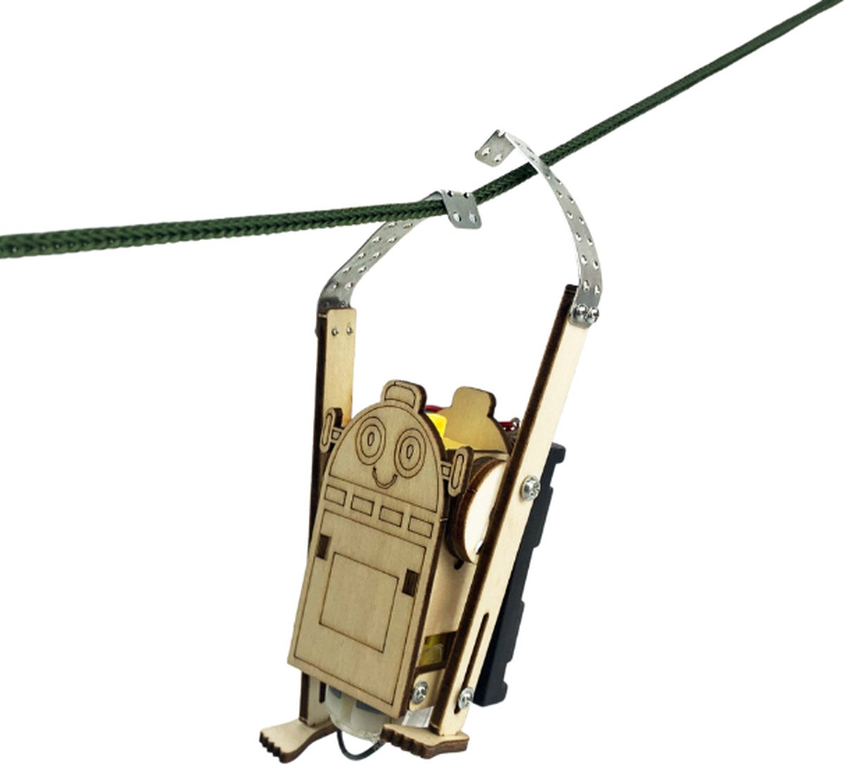 Frabble Houten Bouwpakket Klimrobot - Duurzaam Speelgoed - Vanaf 6 Jaar ...