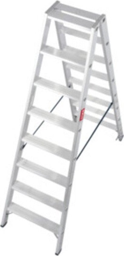 STIER Steps Staande Ladder Premium 2x8 Treden toegankelijk aan beide ...
