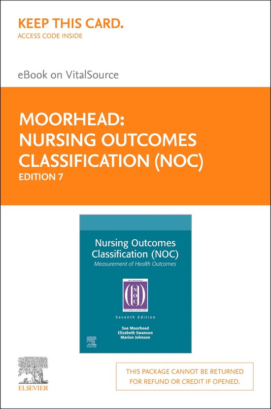 Nursing Outcomes Classification (Noc) - Elsevier eBook on Vitalsource ...