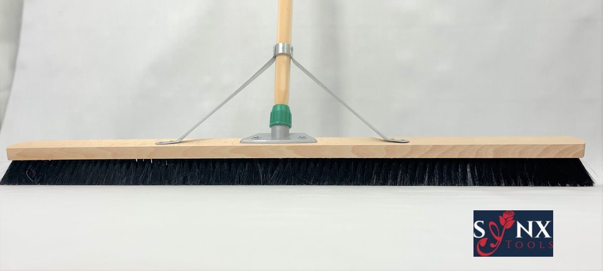 Synx Tools Zaalveger 100cm Paardenhaar - Zachte bezem - Kamerveger ...